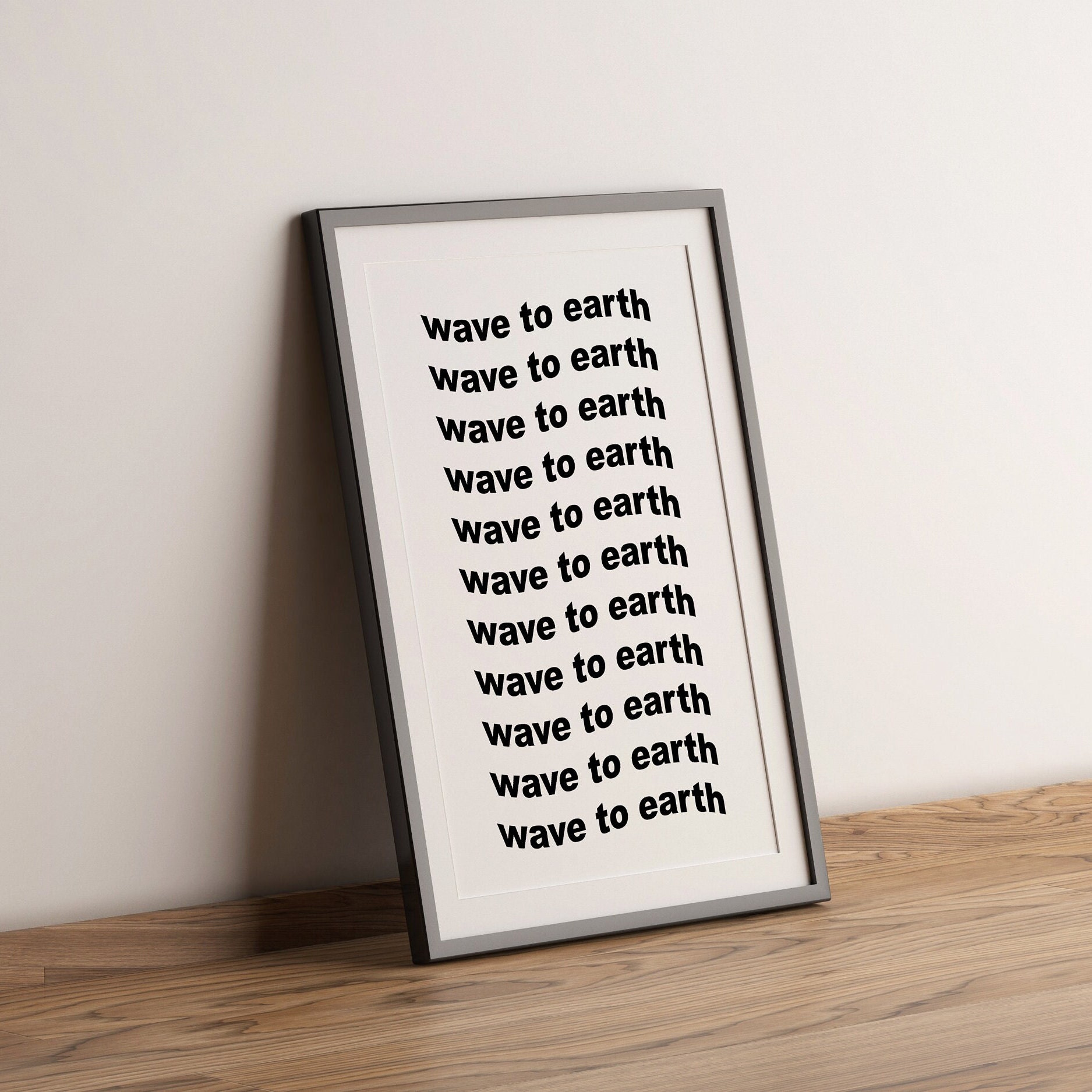 Set of 2 Wave to Earth Digital Poster Prints, K-pop K-indie Instant ...