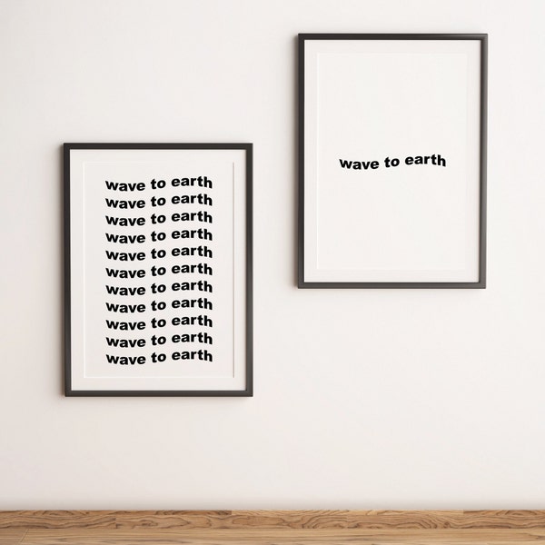 Wave to Earth Poster - Etsy
