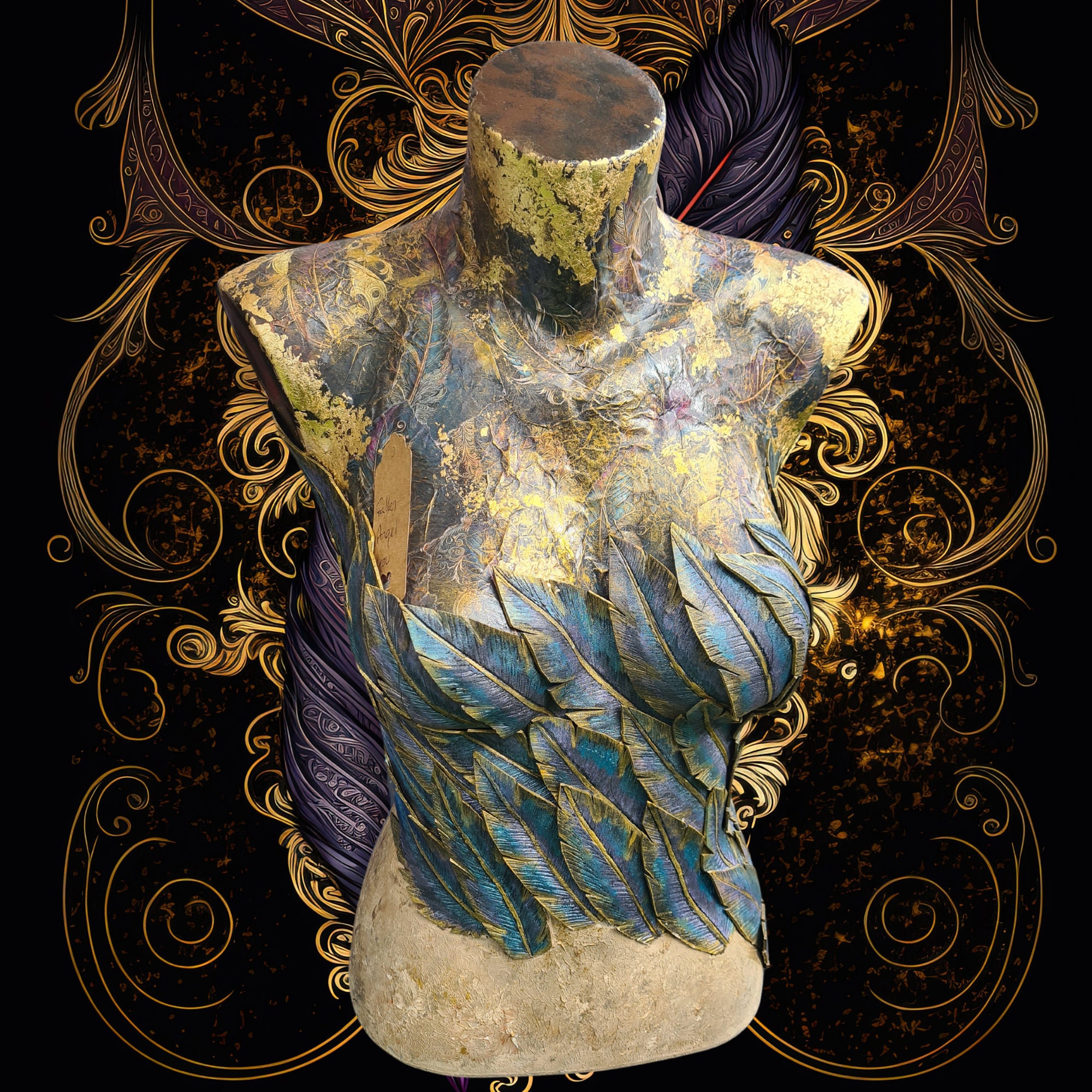 Fallen Angel Mannequin Sculpture, Mannequin Art, Original Art ...