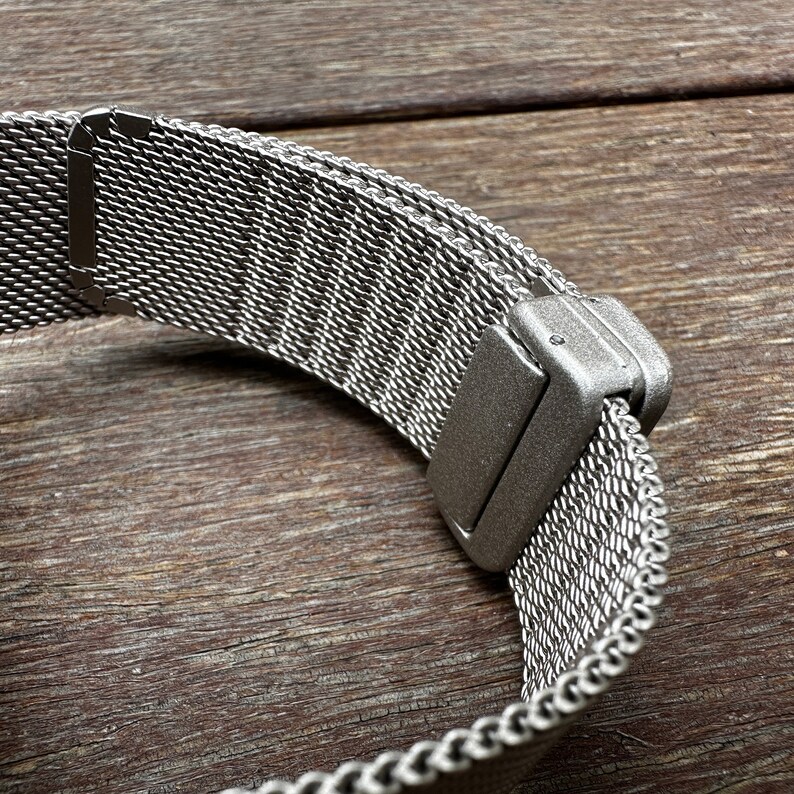 Premium Milanese Loop Starlight Apple Watch Band Ultra 1 2 Magnetic ...
