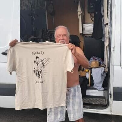 Malibu Mickey Dora Legendary Surfer Orginal Chalk Sketch From 1963 - Etsy