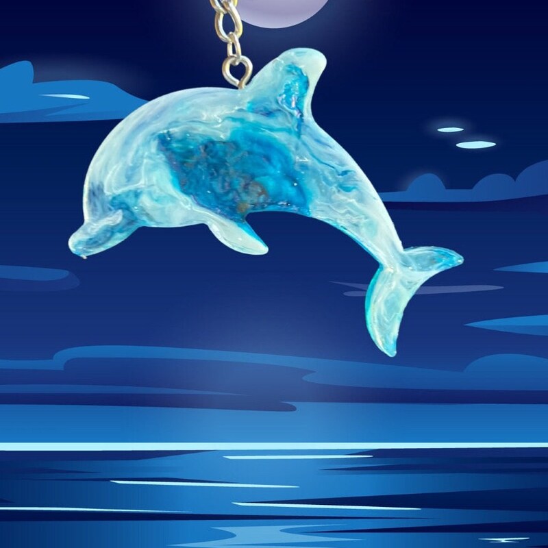 Dolphin Suncatcher - Etsy
