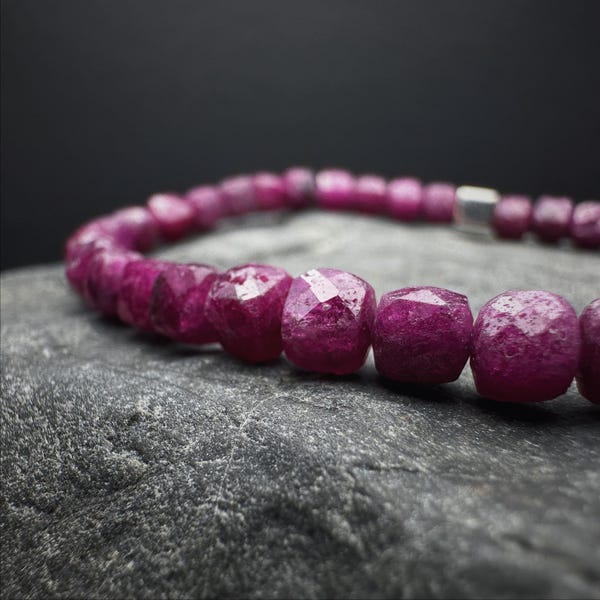 Ruby Bracelet - Etsy