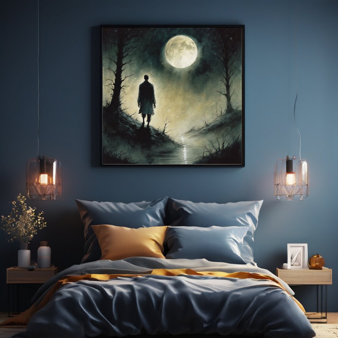 Sleep Walking Version 2.AI Art, Digital Download, Gifts for Him, Gifts for Her, Home Décor, Wall ...