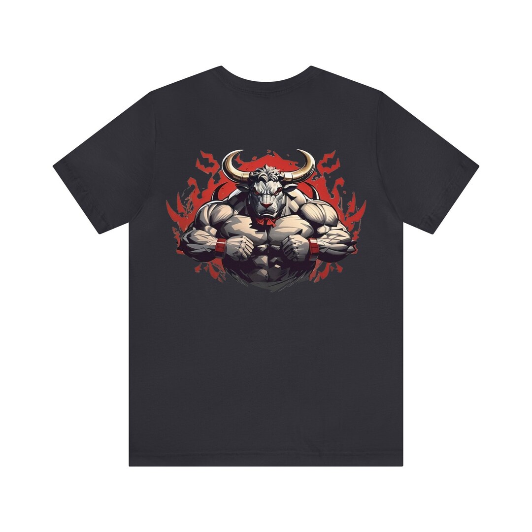 Bull Workout T-shirt / Bodybuilding Clothing / Bodybuilding / Bull ...