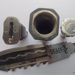 SURVIVAL Knife "mohawk" - Etsy