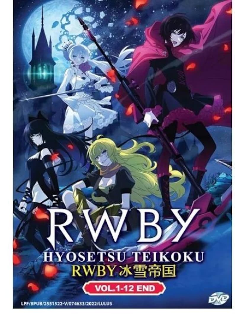 RWBY : Hyosetsu Teikoku Rwby Vol.1-12 END Anime DVD - Etsy