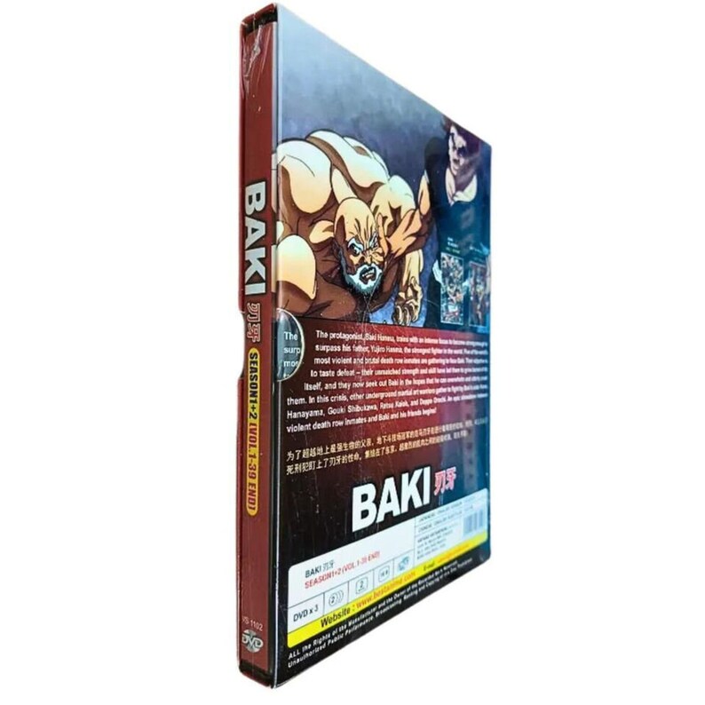 Anime Dvd Baki Complete Series Season 12 vol. 1-39 End ENG DUBBED, Free ...