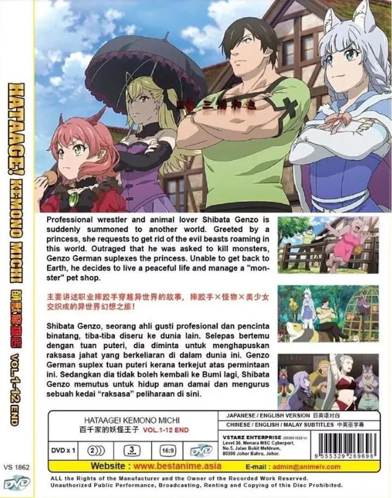 DVD Anime Hataage! Kemono Michi Complete TV Series Vol.1-12 End English ...