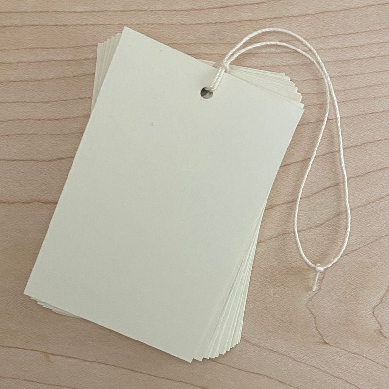 Blank Gift Tags Off-white Set of 15 - Etsy