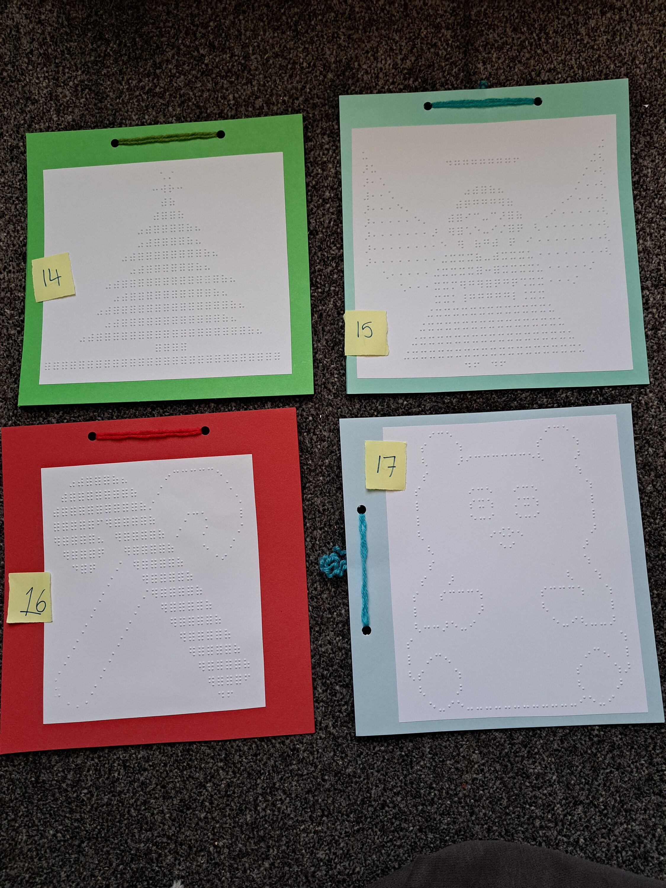 Greeting Cards Made From Braille Designs - Etsy