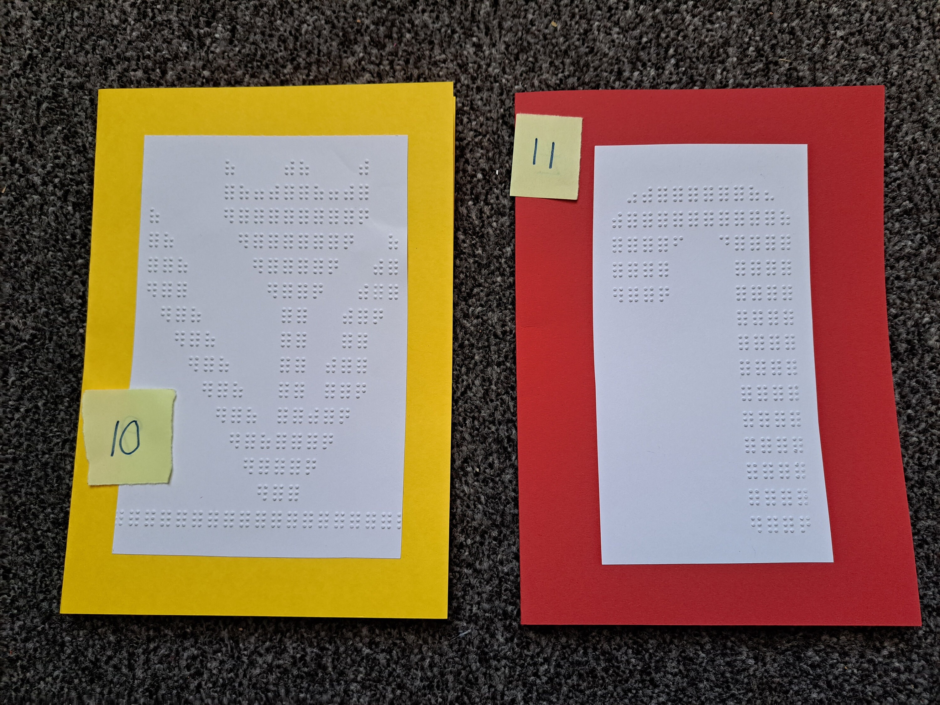 Greeting Cards Made From Braille Designs - Etsy