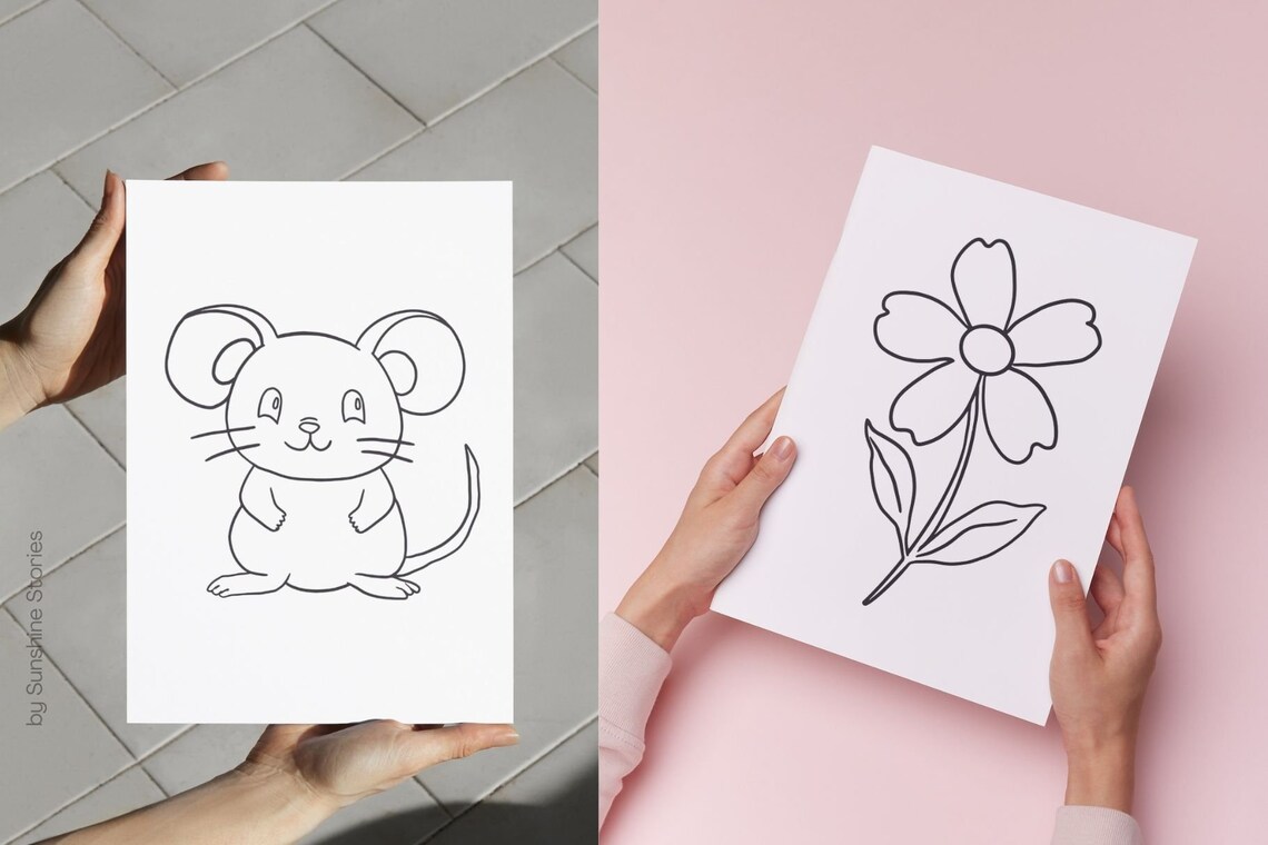 Printable Coloring Pages - Etsy