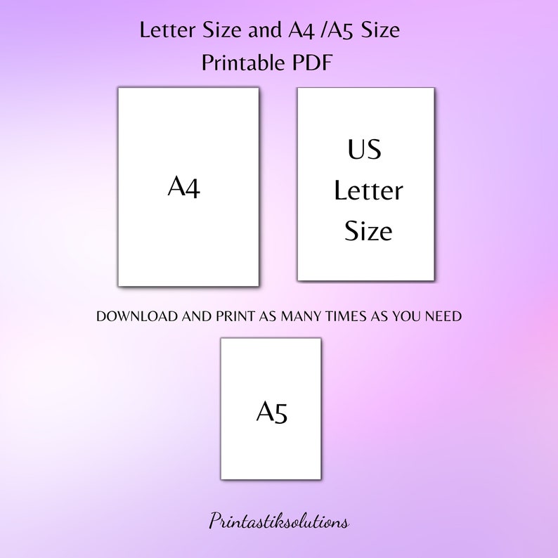 Printable to Do List, Personal Planner, Everyday Planner, A4,A5 and ...