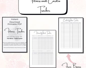 Cardio Workout Tracker Printable - Etsy