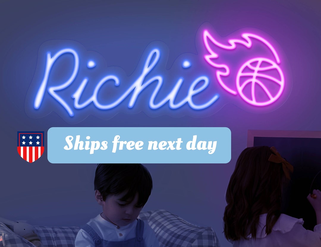 Led Name Sign Custom Teenage Boy Gifts, Neon Name Sign, Nursery Sign ...