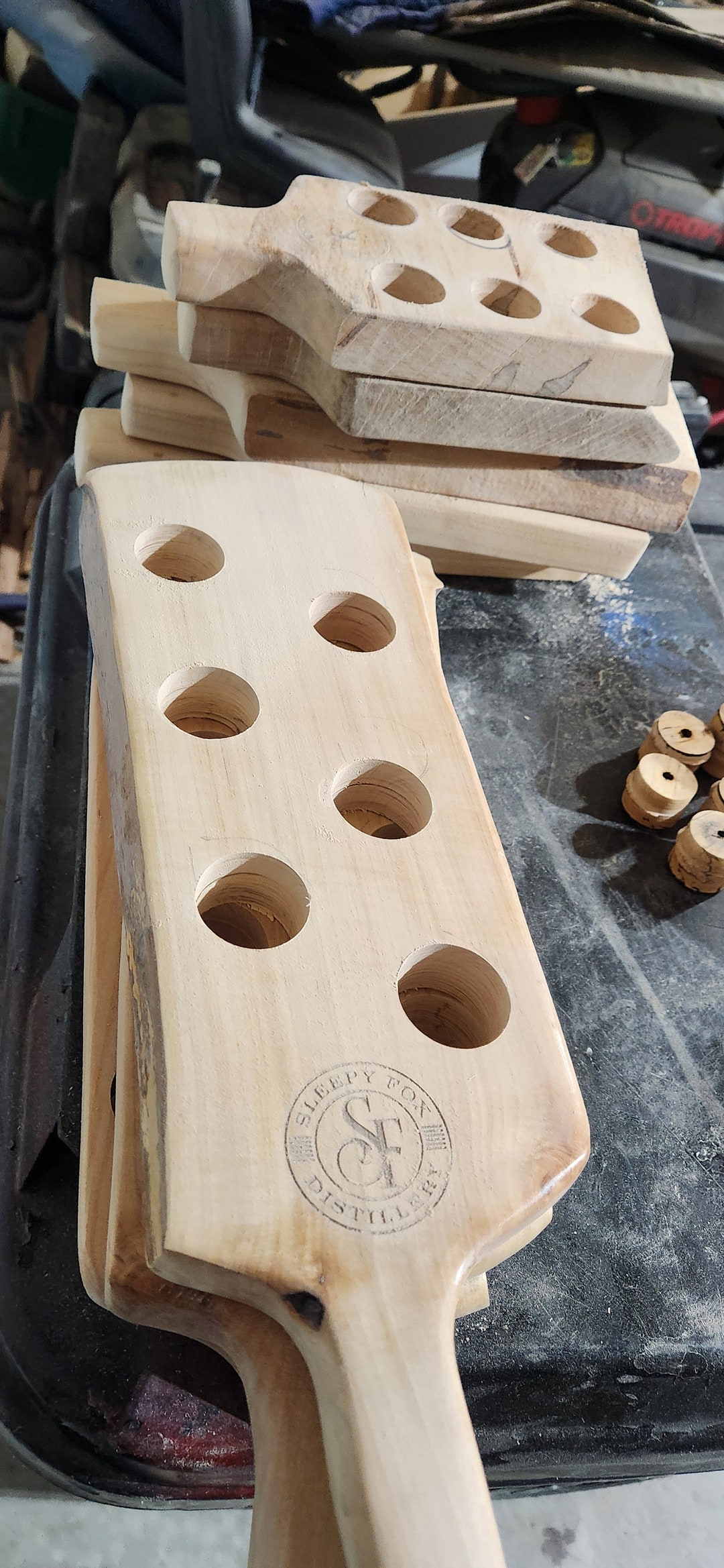 Large Wood Six Shot+ Flight Tray - Etsy