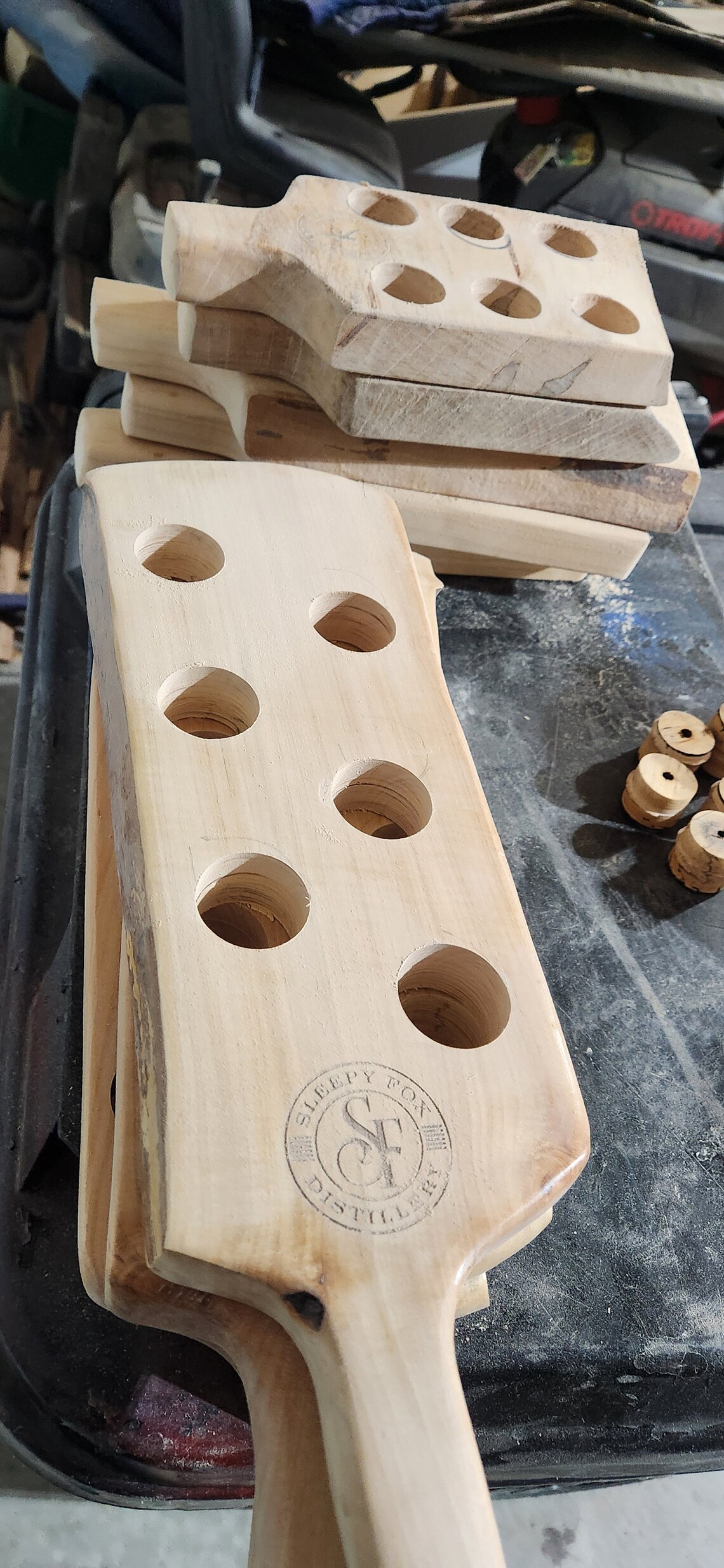 Large Wood Six Shot+ Flight Tray - Etsy