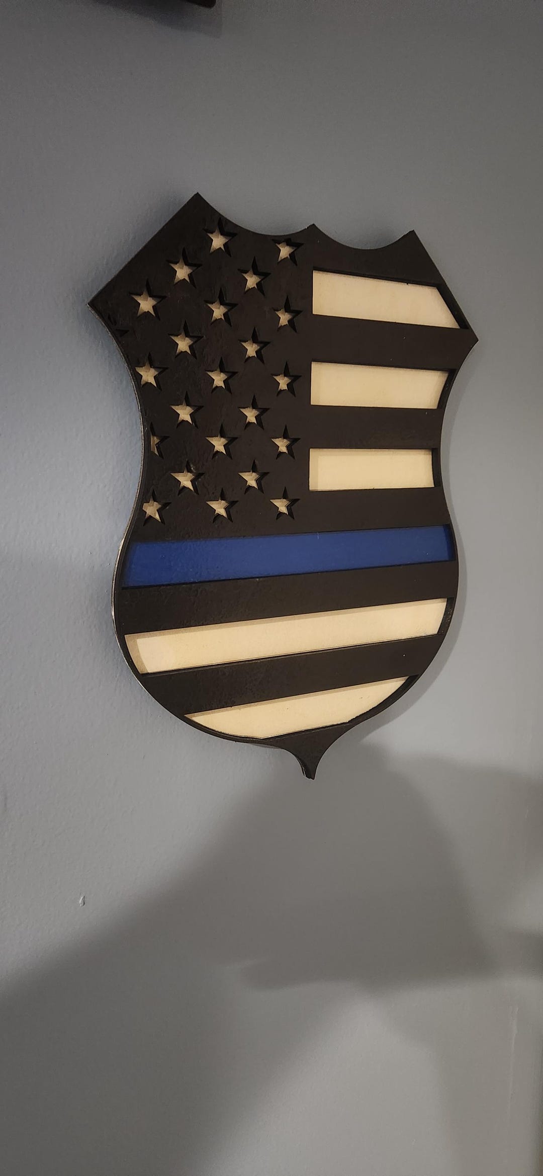 Blue Line Badge - Etsy