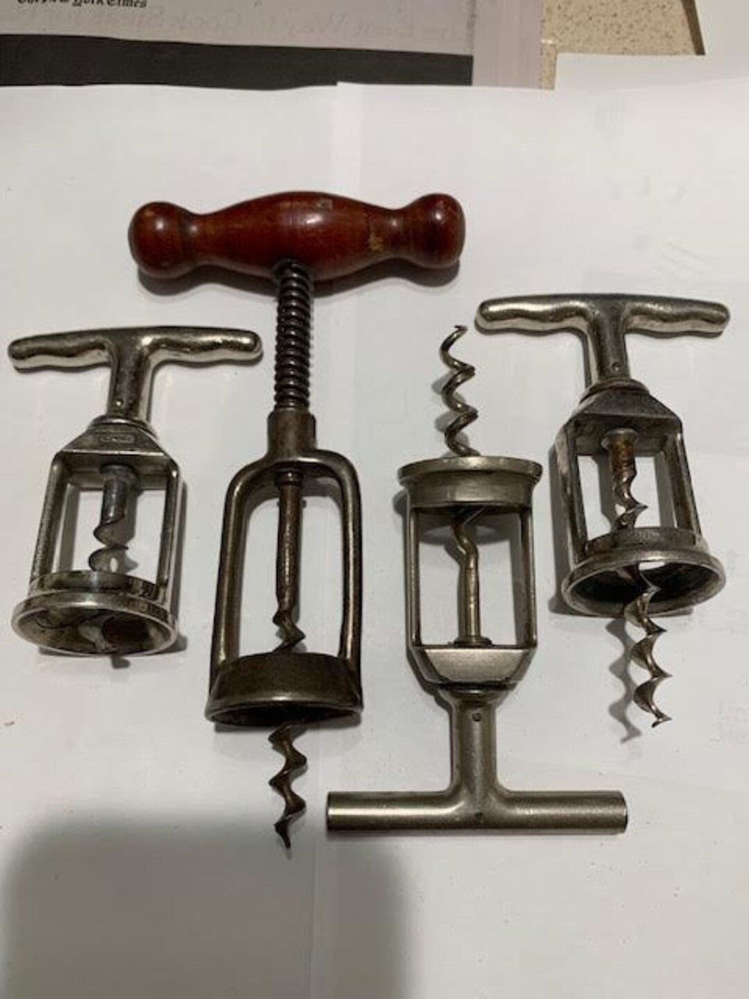 Lot of 4 Vintage Corkscrews - Etsy