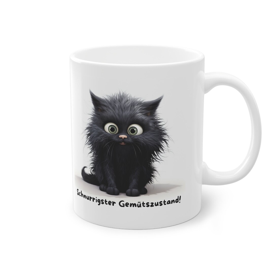 Mood Mug Cat Satisfaction pursiest Mood I Funny Tea Coffee Mug With ...