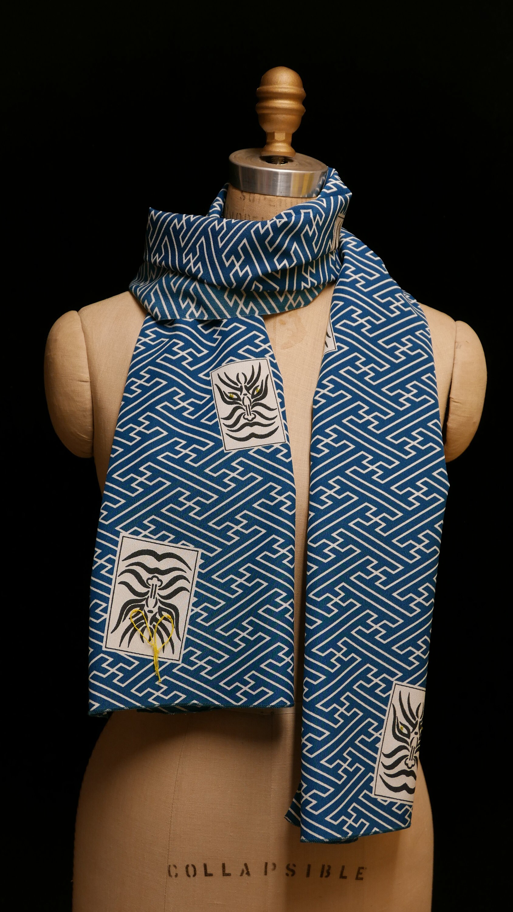 Silk Scarf: Kabuki Maze - Etsy