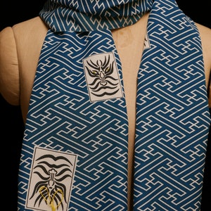 Silk Scarf: Kabuki Maze - Etsy