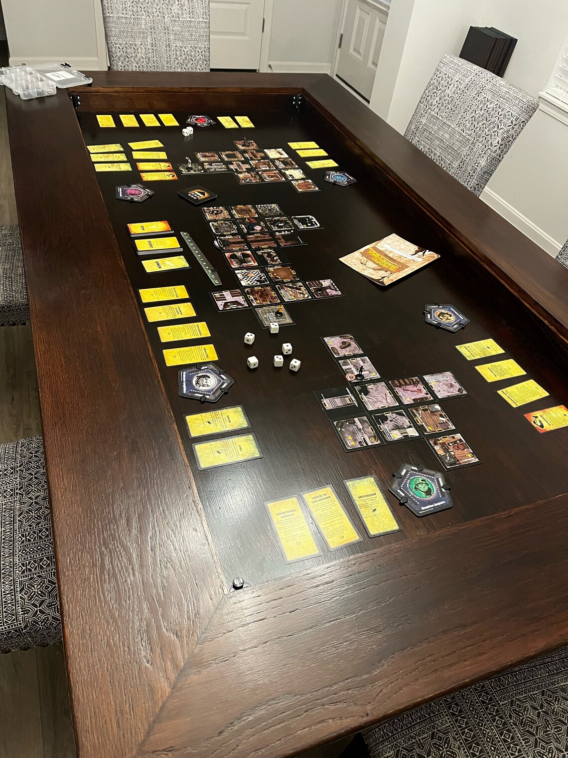 Large Game Table, Axis and Allies Table, Board Game Table, D&D Table ...