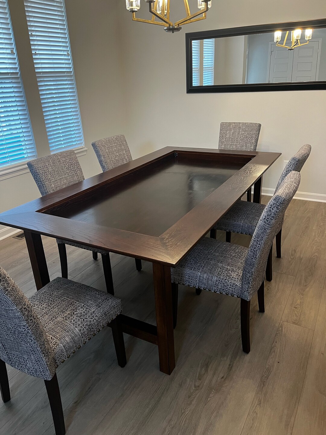 Large Game Table, Axis and Allies Table, Board Game Table, D&D Table ...