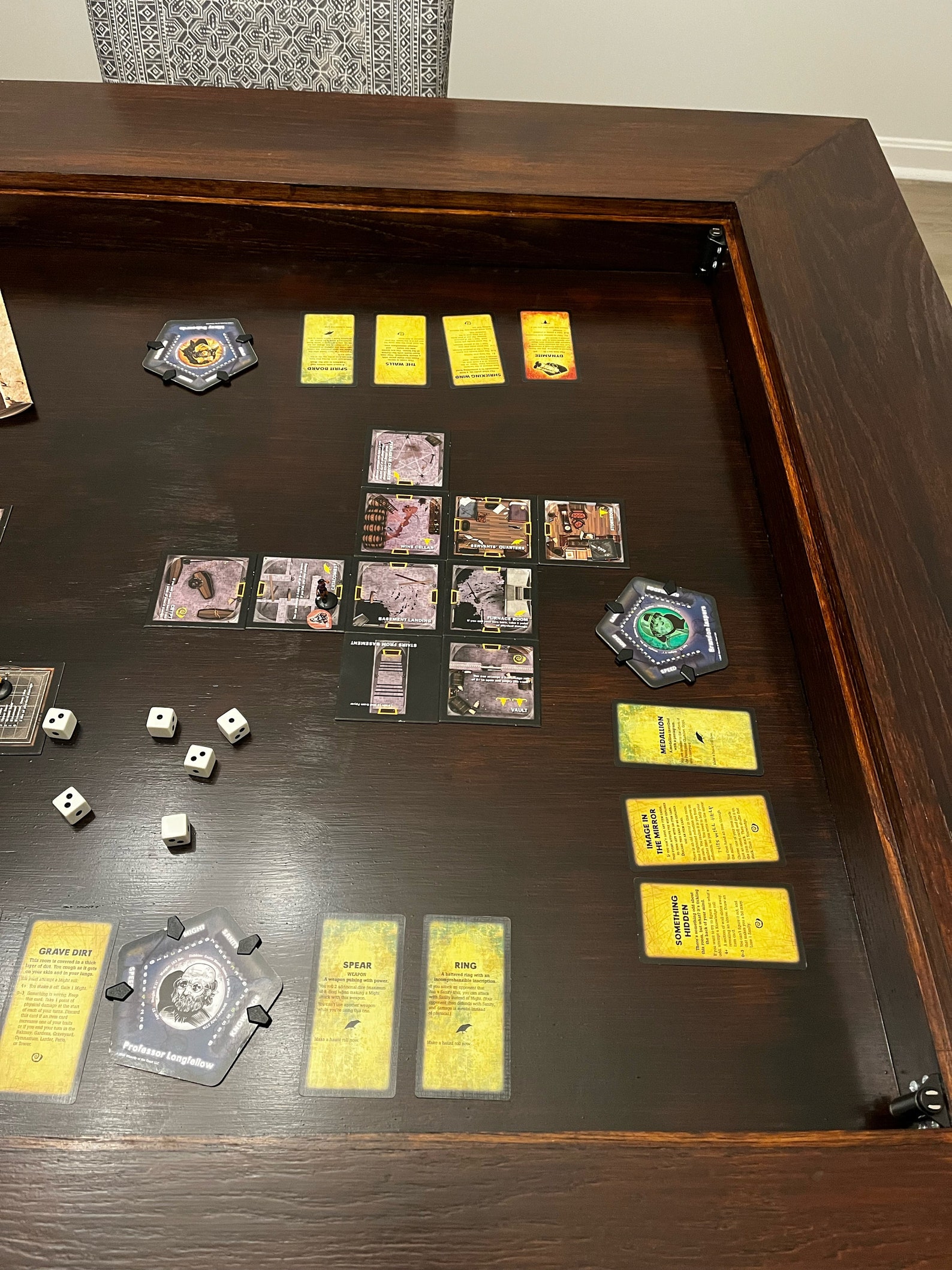 Large Game Table, Axis and Allies Table, Board Game Table, D&D Table ...