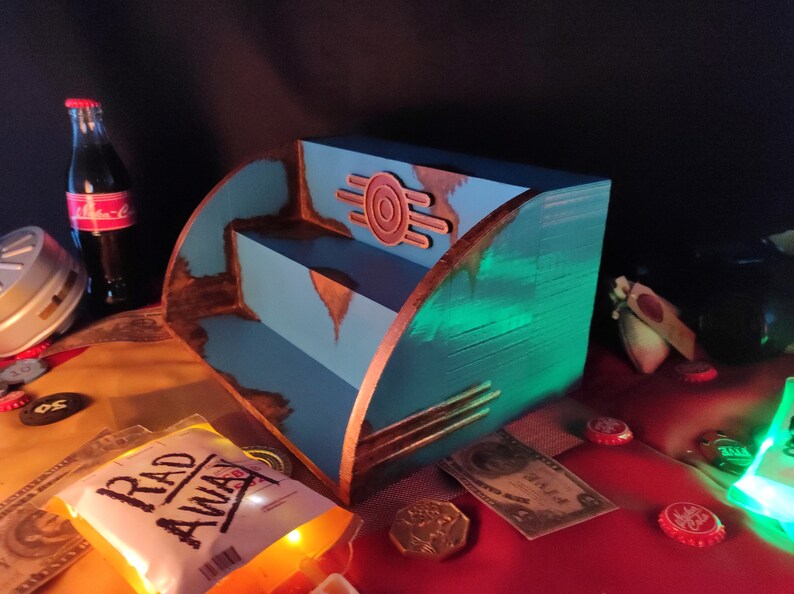 VAULT-TEC Bobble-head Display Fallout FNV Prop Cosplay Wasteland Fan ...