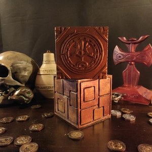 Dwemer Puzzle Box Skyrim Prop Cosplay Fan-art 3d Printed Handpainted ...