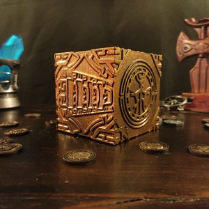 Dwemer Puzzle Box Skyrim Prop Cosplay Fan-art 3d Printed Handpainted ...