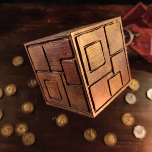 Dwemer Puzzle Box Skyrim Prop Cosplay Fan-art 3d Printed Handpainted ...
