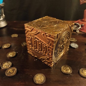 Dwemer Puzzle Box Skyrim Prop Cosplay Fan-art 3d Printed Handpainted ...