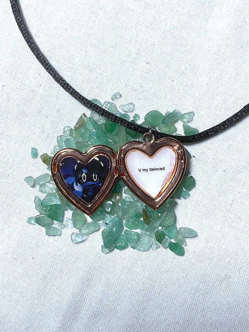 My Beloved Meme Heart Custom Locket Necklace - Etsy