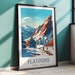 Boulder Colorado Travel Print - Vintage Flatirons Souvenir Poster - Etsy