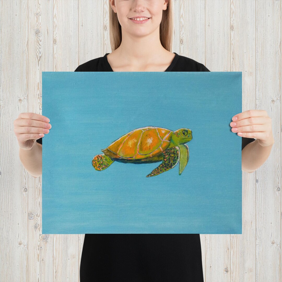 Sea Turtle Poster - Etsy