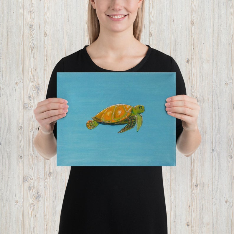 Sea Turtle Poster - Etsy