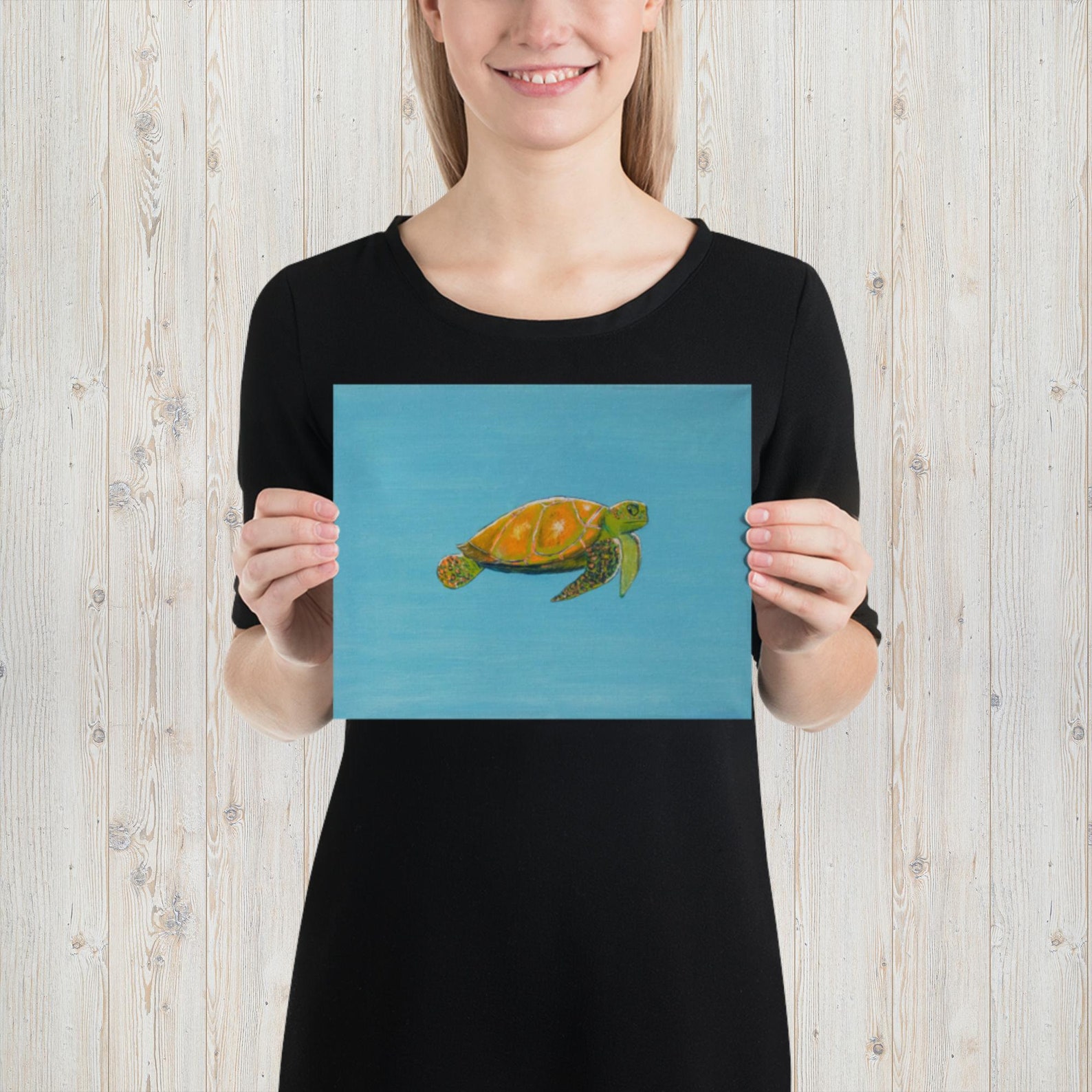 Sea Turtle Poster - Etsy