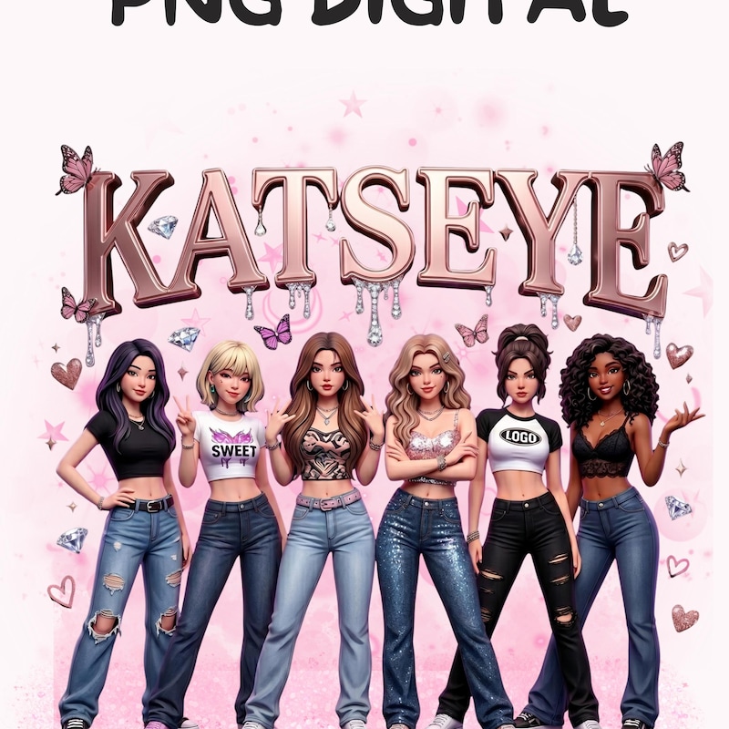 Katseye Fan Art Etsy 4998