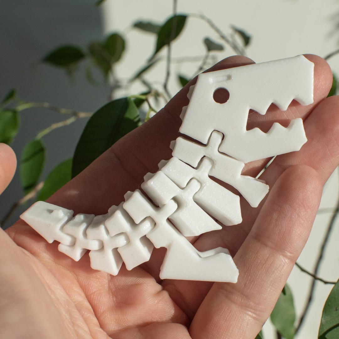 Flexible Fidget T-rex | Articulating Dinosaur Figure | Articulating ...