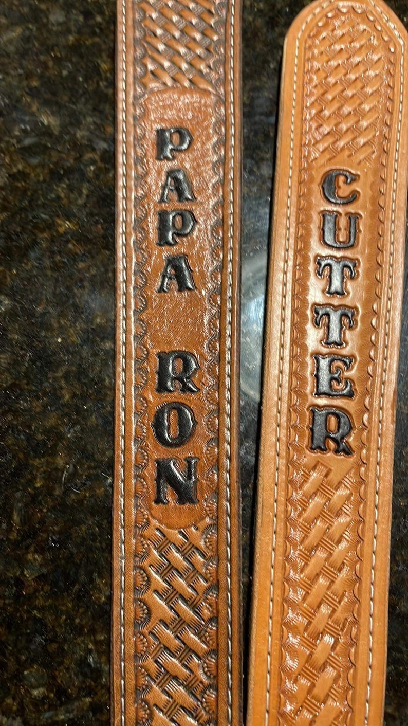 Custom Leather Straps - Etsy