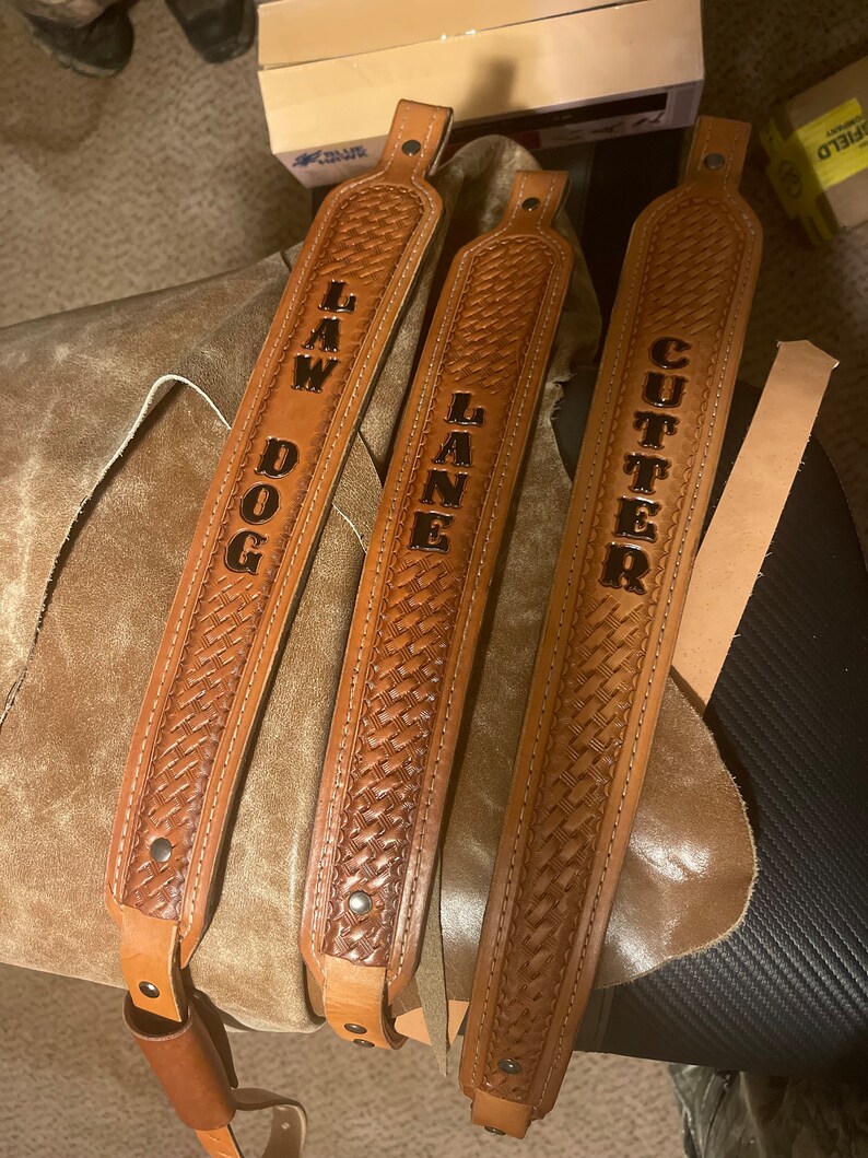 Custom Leather Straps - Etsy