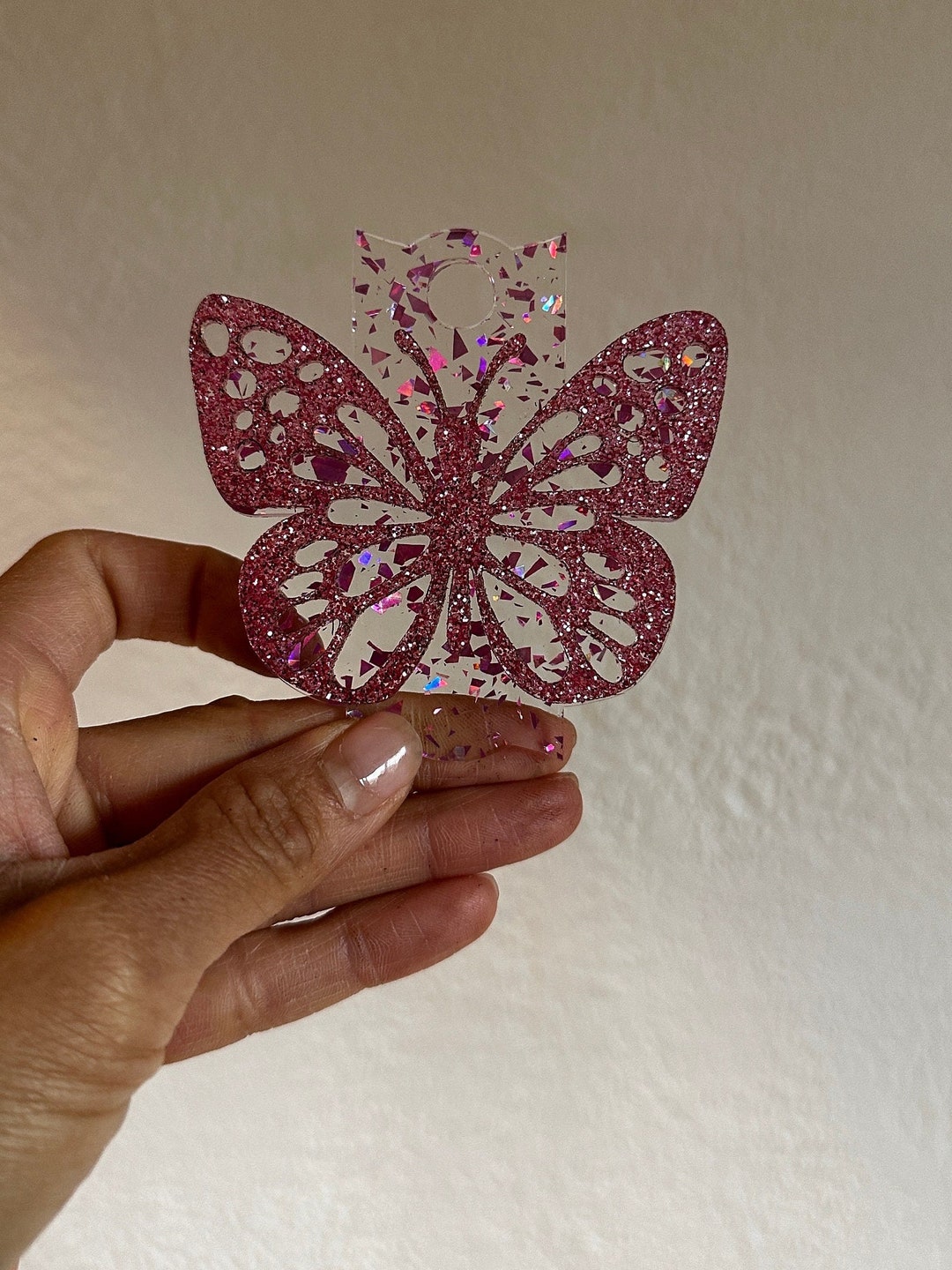 Butterfly, Stanley Name Plate Tumbler Tag, Quencher Tumbler Topper, H2 ...