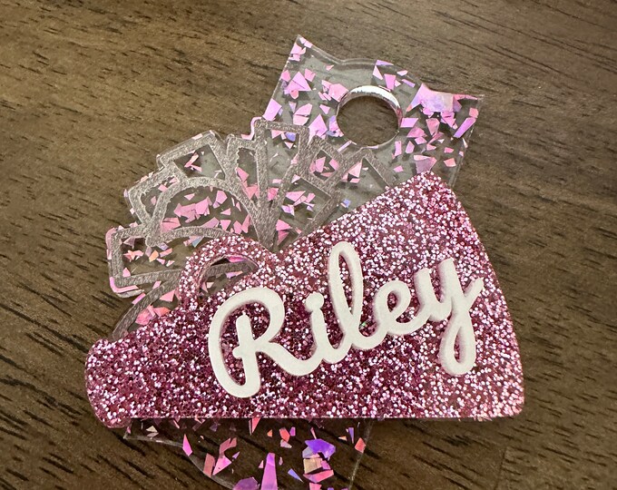 Cheerleader, Cheer Stanley Name Plate Tumbler Tag, Quencher Tumbler ...