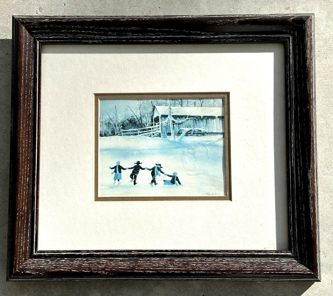 ARTIST Steve Polomchak BLADE GUIDE Amish Folk Art Print Depicting ...