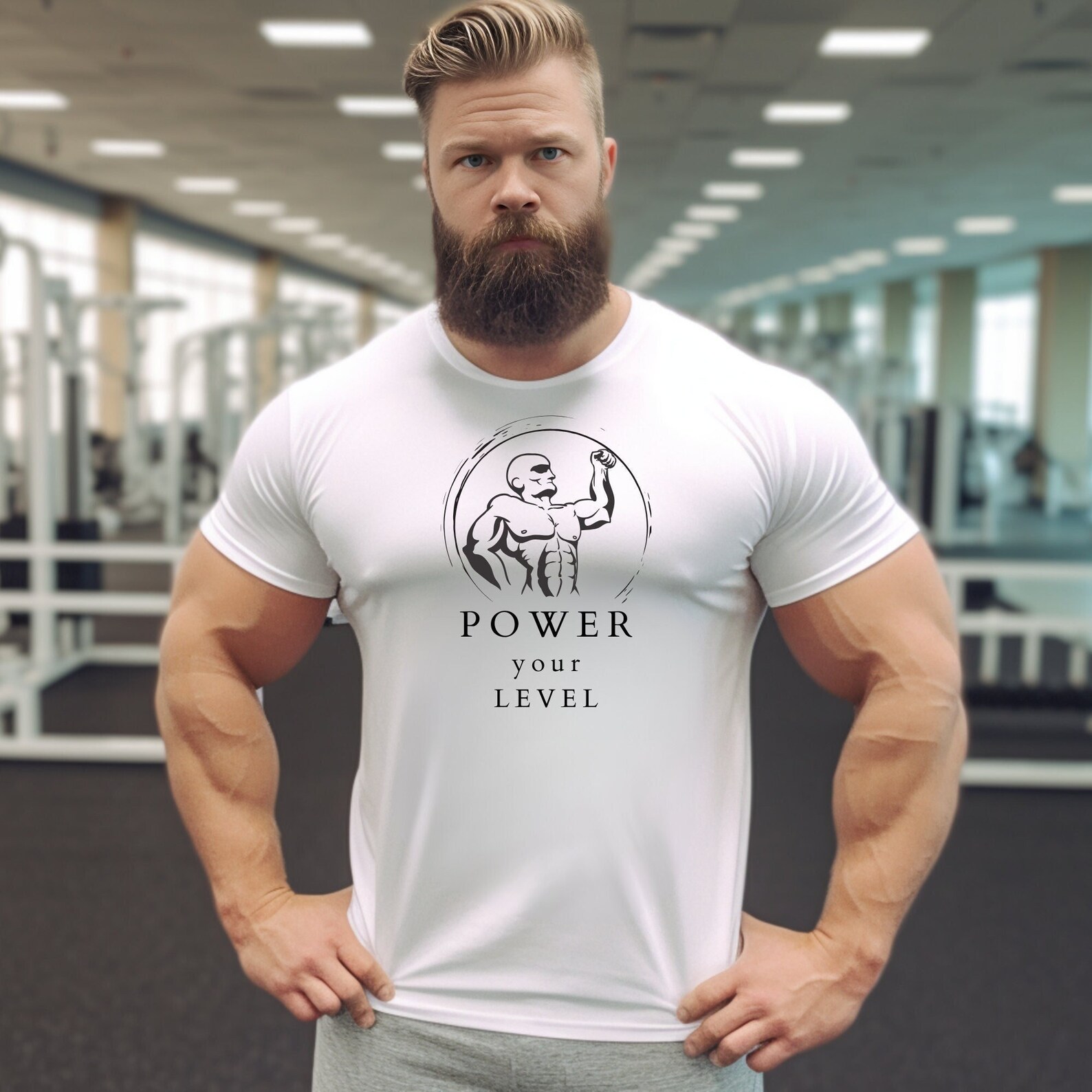 Sport & Fitness T-shirt for Men Men, Sport Motif, Gym Shirt, Pumper ...