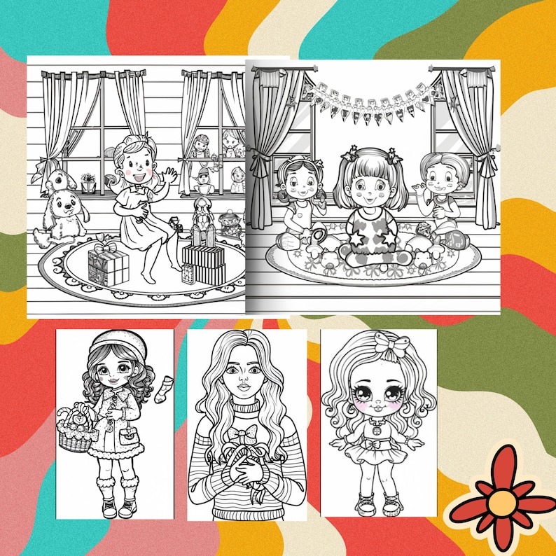 90 + Girls Coloring Book Pages, Flash Cards Printable, Fall Coloring ...