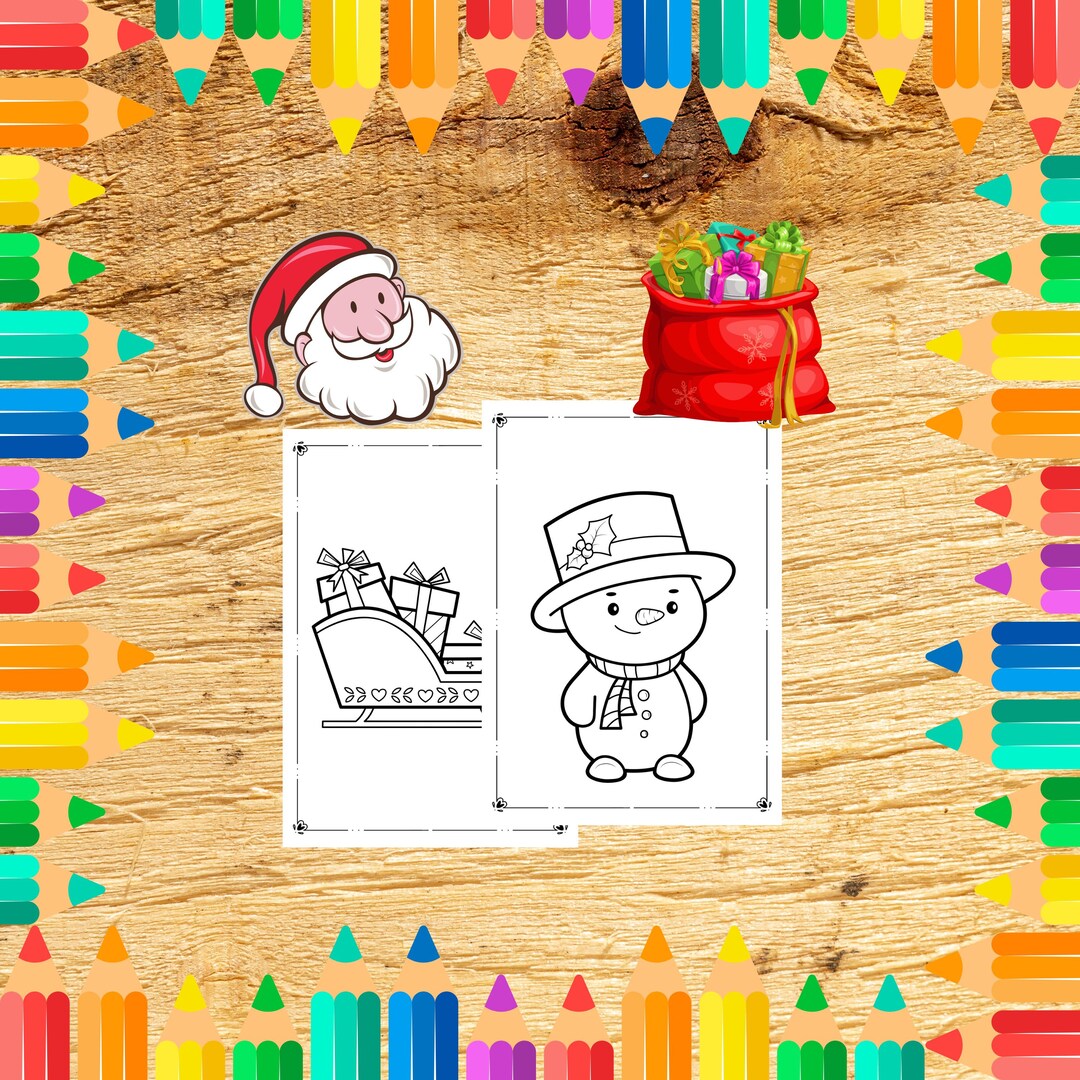 8 Pages of Christmas Coloring Pages for Kids, Christian Coloring Page ...